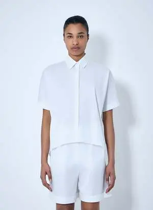 Max Mara Cotton Poplin Shirt - White
