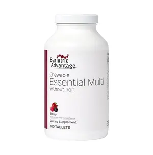 BARIATRIC ADVANTAGE Chewable Essential Multivitamin Without Iron 200 Dv Of Key Nutrients Trace Mineral Support Multivitamins For - No Color
