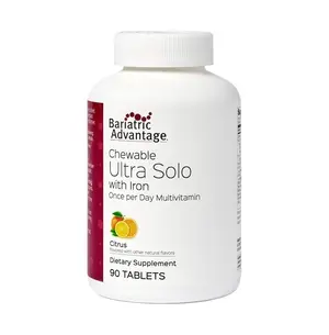 BARIATRIC ADVANTAGE Chewable Ultra Solo With Iron Once Per Day Daily Multivitamin For Bariatric Patients With Thiamin - No Color