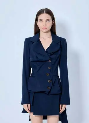 VIVIENNE WESTWOOD Drunken Tailored Blazer - Blue