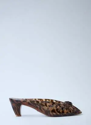 Chloé Jelly Mules - Brown