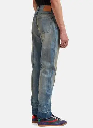 Gucci Distressed Stone Washed Jeans