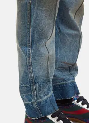 Gucci Distressed Stone Washed Jeans