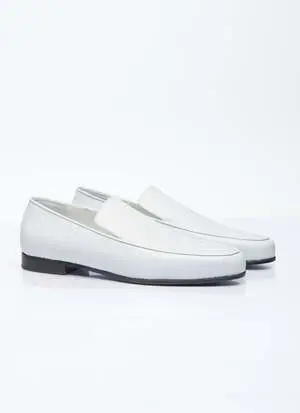 TOTEME Croco Oval Loafers