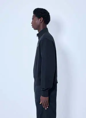 Moncler Half-zip Sweatshirt With Logo Patch