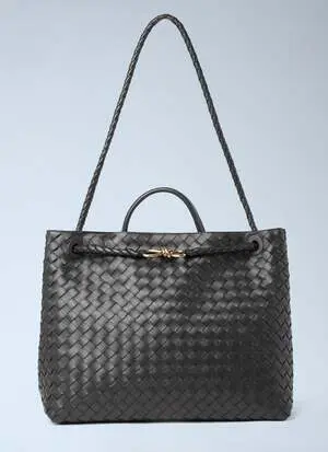 Bottega Veneta Andiamo Handbag - Black