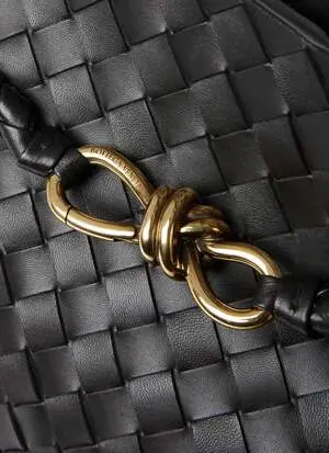 Bottega Veneta Andiamo Handbag - Black
