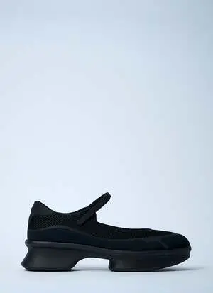 Prada Logo Motif Shoes - Black