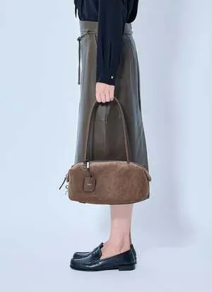 Max Mara Suede Shoulder Bag