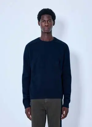MAISON MARGIELA Wool Crewneck Sweater - Blue