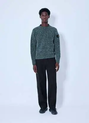 Stone Island Knitted Crewneck Sweater - Green