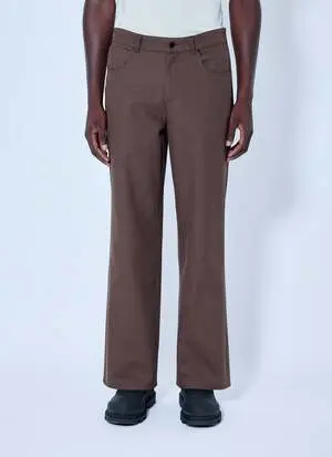 Moncler Tailored Straight-leg Trousers - Brown