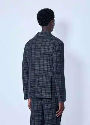 VIVIENNE WESTWOOD Checked Cotton Blazer - Gray