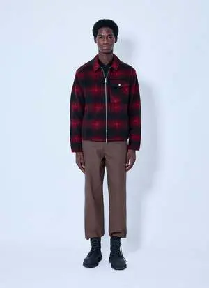 Moncler Checked Zip-front Jacket