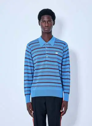 WALES BONNER Beam Polo - Blue