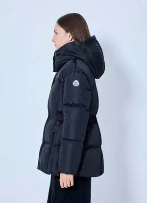 Moncler Agneux Hooded Short Down Jacket
