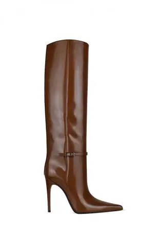 Saint Laurent Vendome Boots - Brown