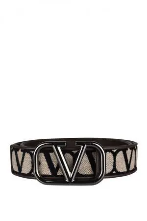 Valentino Garavani Vlogo Belt - Cream