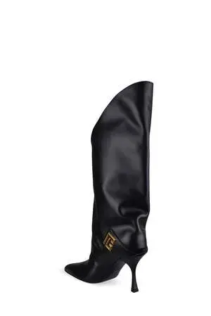 Balmain Twist Heeled Boots