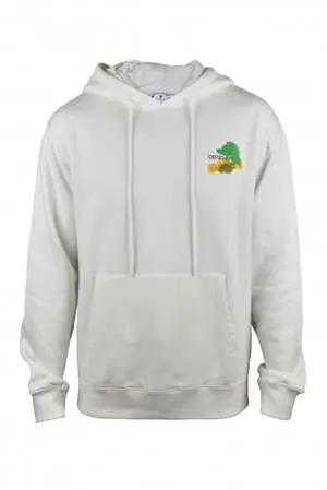 Off-White Cotton Graphic Sweatshirt
