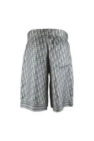 Dior Silk Monogram Bermuda Shorts