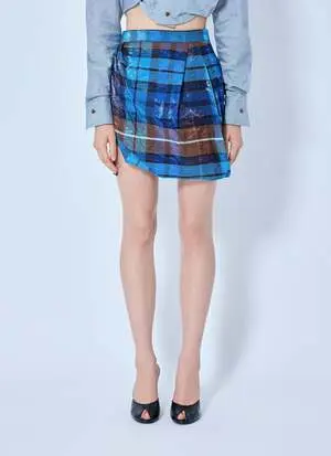 VIVIENNE WESTWOOD Plaid Mini Skirt