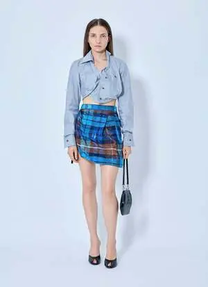 VIVIENNE WESTWOOD Plaid Mini Skirt