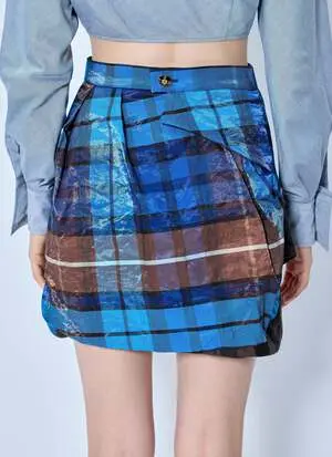 VIVIENNE WESTWOOD Plaid Mini Skirt