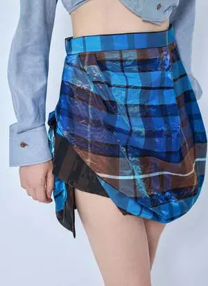 VIVIENNE WESTWOOD Plaid Mini Skirt