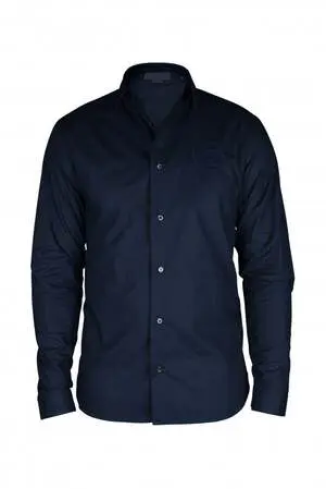 Philipp Plein Gold Cut Ls Skull Shirt - Blue