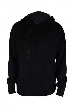 GIUSEPPE ZANOTTI Crystal Embellished Logo Hoodie