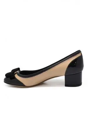 FERRAGAMO Eva Leathe Pumps