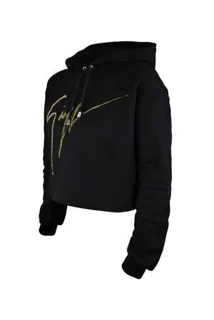 GIUSEPPE ZANOTTI Embellished Short Hoodie