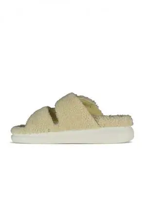 Alexander McQueen Shearling-lined Slides