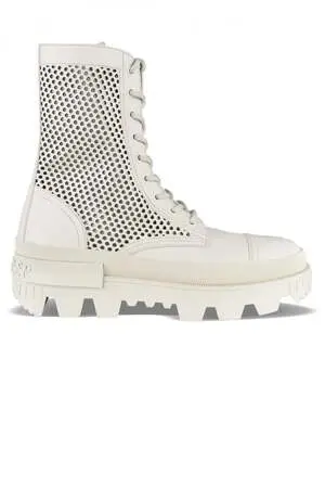Moncler Carinne Ankle Boots - Cream