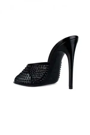 Saint Laurent Blonde Mules