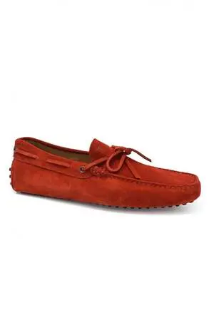 TOD'S Suede Loafers - Red