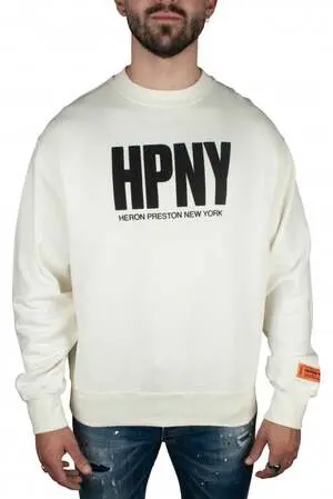 Heron Preston Cotton Logo Sweatshirt - White
