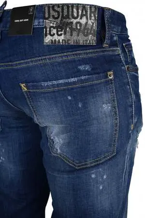 Dsquared2 Cool Guy Cotton Stretch Jeans - Blue