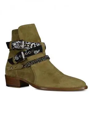 Amiri Boots Bandana Buckle