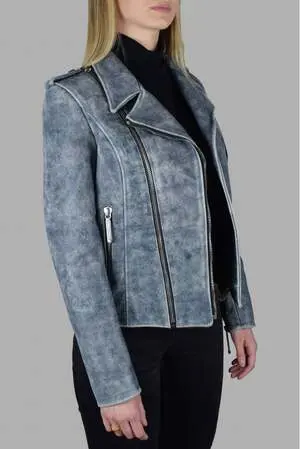 Philipp Plein Leather Perfecto Jacket