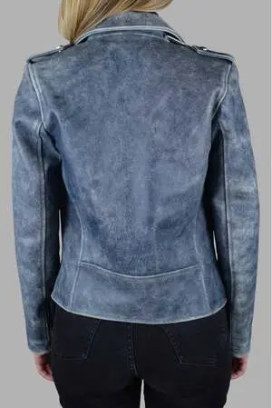 Philipp Plein Leather Perfecto Jacket