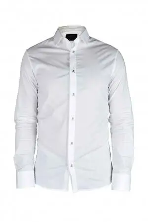 Philipp Plein Ls Skull Shirt - White