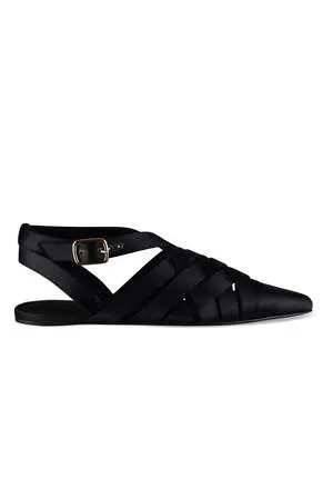 Loro Piana Silene Ballerinas - Black