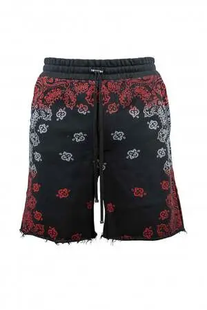 Amiri Cotton Bandana Print Shorts