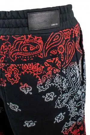 Amiri Cotton Bandana Print Shorts