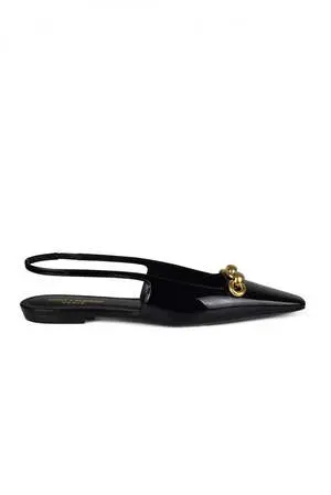 Saint Laurent Ballet Flats Blade - Black