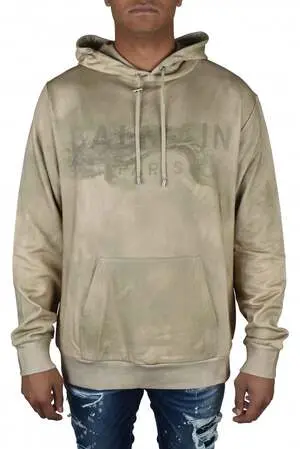 Balmain Logo Print Cotton Hoodie