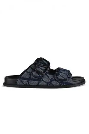 Valentino Garavani V Logo Sandals - Blue