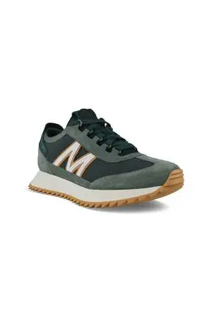 Moncler Pacey2 Nubuck And Nylon Canvas Sneakers